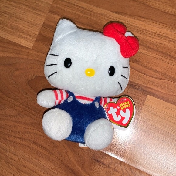 Hello Kitty | Toys | Nwt Ty Beanie Babies Hello Kitty | Poshmark